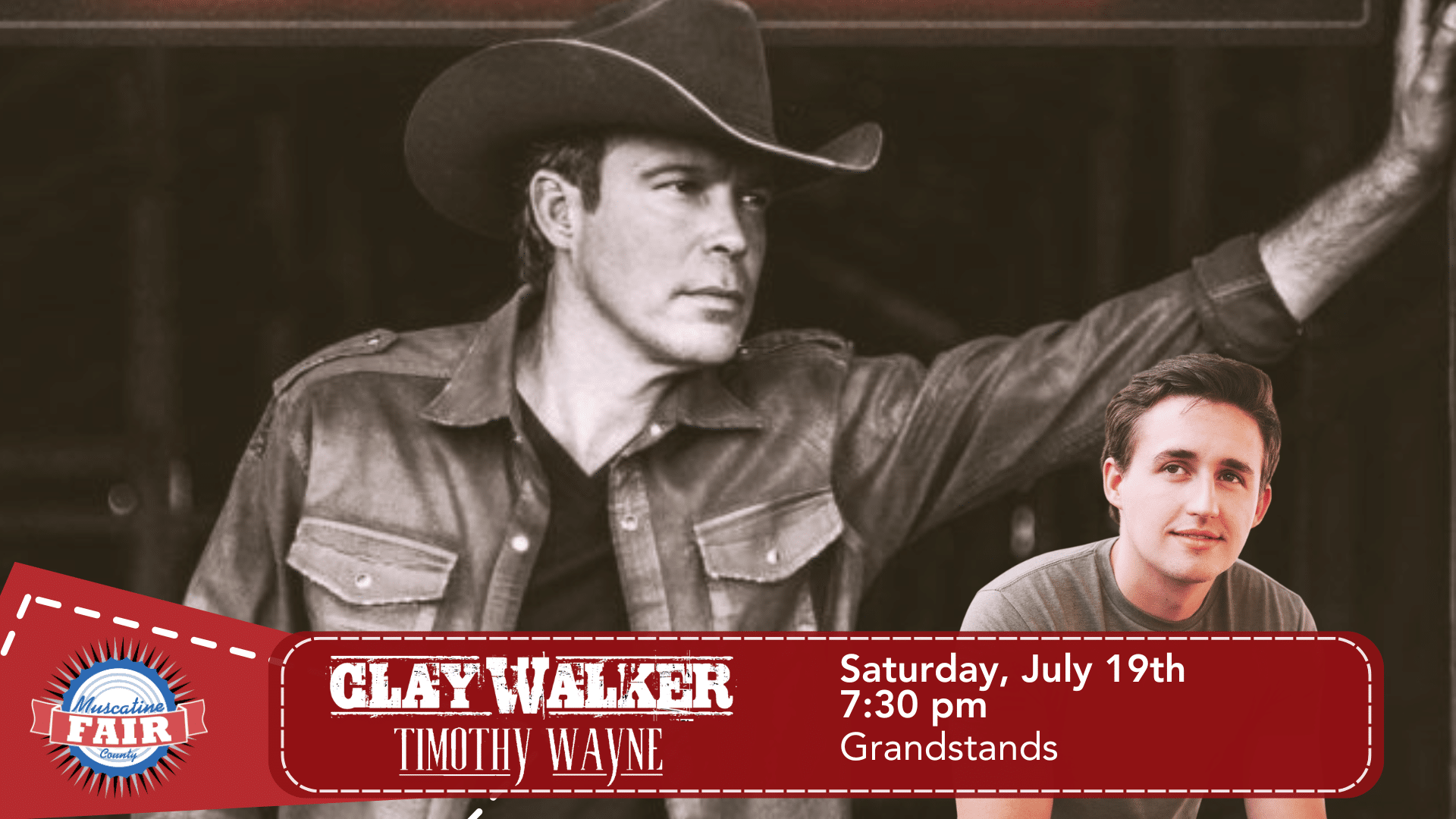 Saturday Night Headliner: Clay Walker with Special Guest Timothy Wayne ...